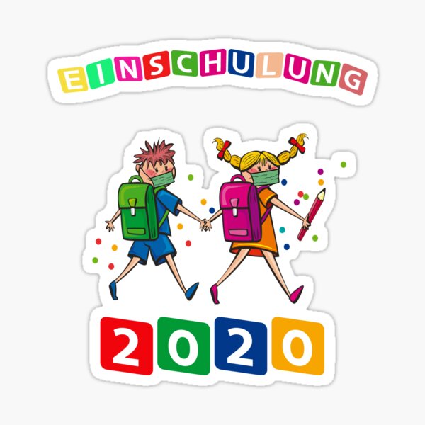 "School enrollment 2020 1st grade primary school" Sticker for Sale by ...