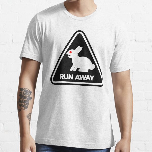 "Killer Rabbit (Black)" T-shirt for Sale by Eozen | Redbubble | monty t ...
