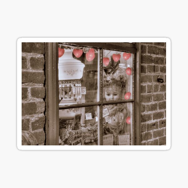 "Jerome Arizona Window Front" Sticker for Sale by DianaG | Redbubble