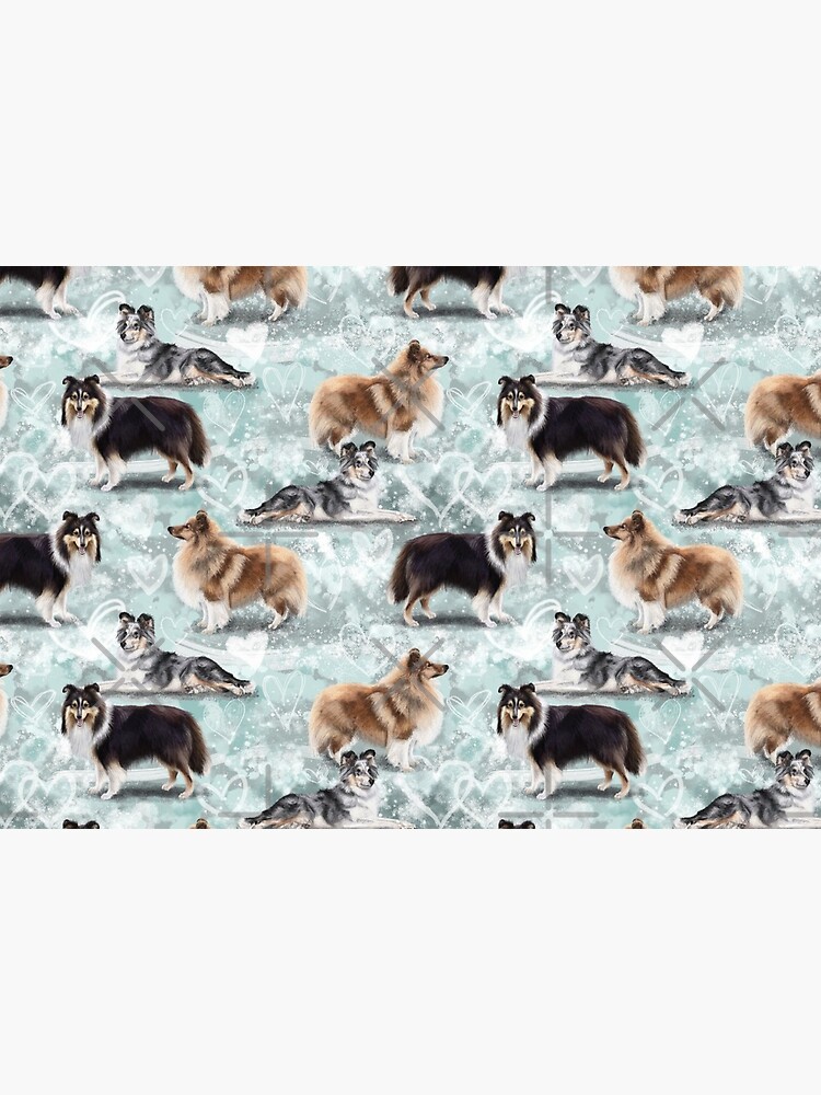 "The Shetland Sheepdog Sheltie" Mask for Sale by Elspeth Rose | Redbubble