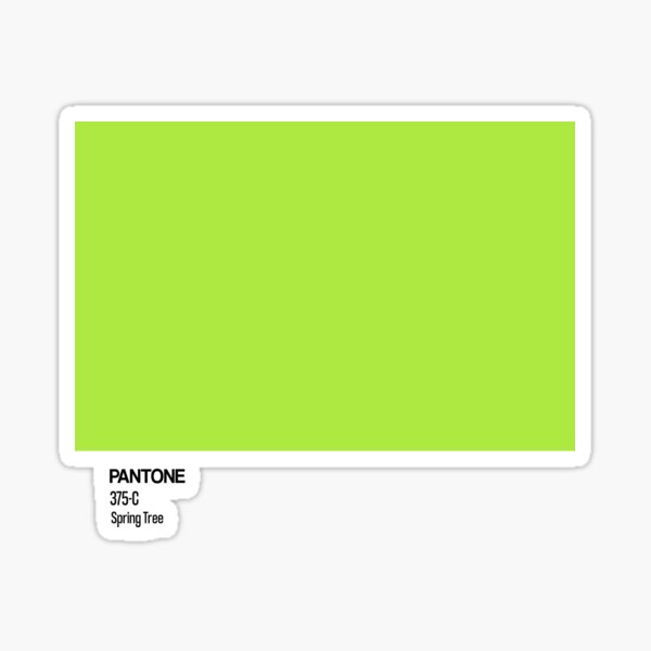 "Pantone - Spring Tree" Sticker for Sale by HouseofBalloon | Redbubble