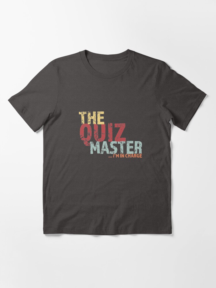 "Quiz master Pub Quiz Team" Essential T-Shirt for Sale by The Lovable ...
