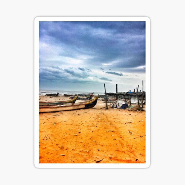 "Sea beach" Sticker for Sale by Rococodesigns | Redbubble