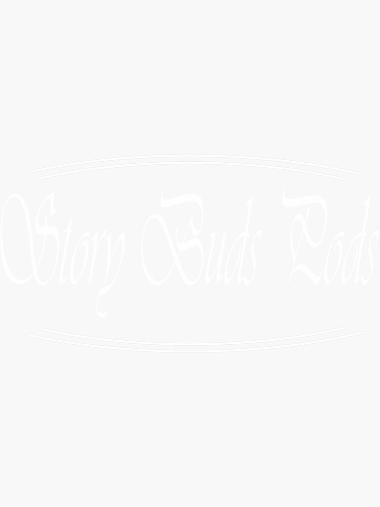 "Story Buds Pods logo" Sticker for Sale by StoryBudsPods | Redbubble