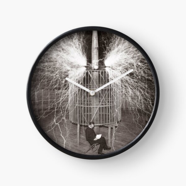 Nikola Tesla Clocks | Redbubble