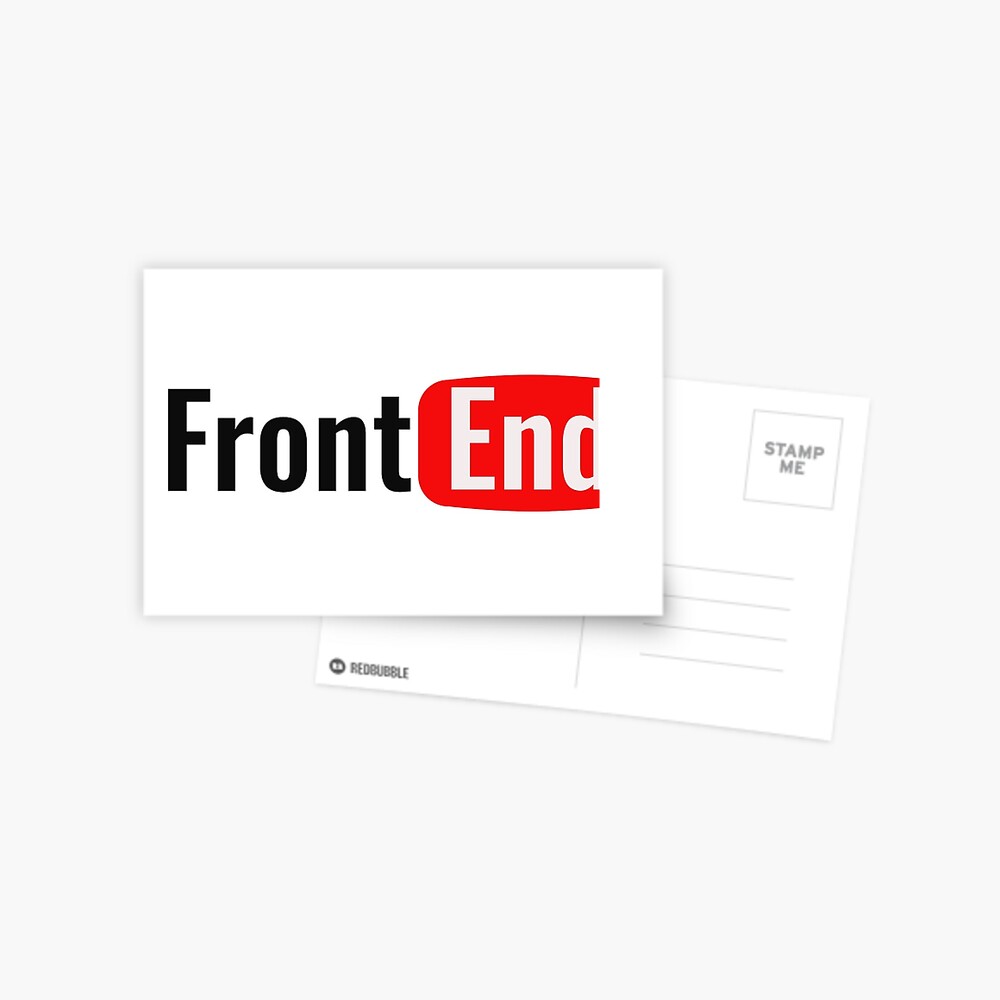 "FrontEnd - Developer" Sticker for Sale by faixapreta | Redbubble