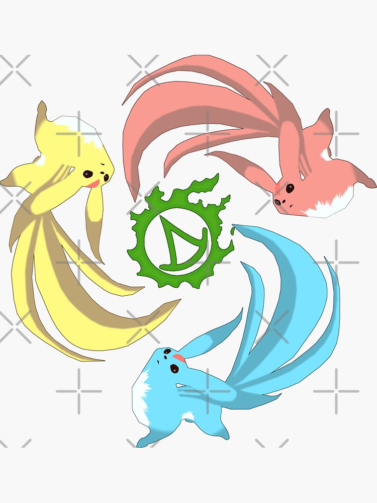 "FFXIV Summoner - Carbuncles" Sticker for Sale by twitchleah | Redbubble