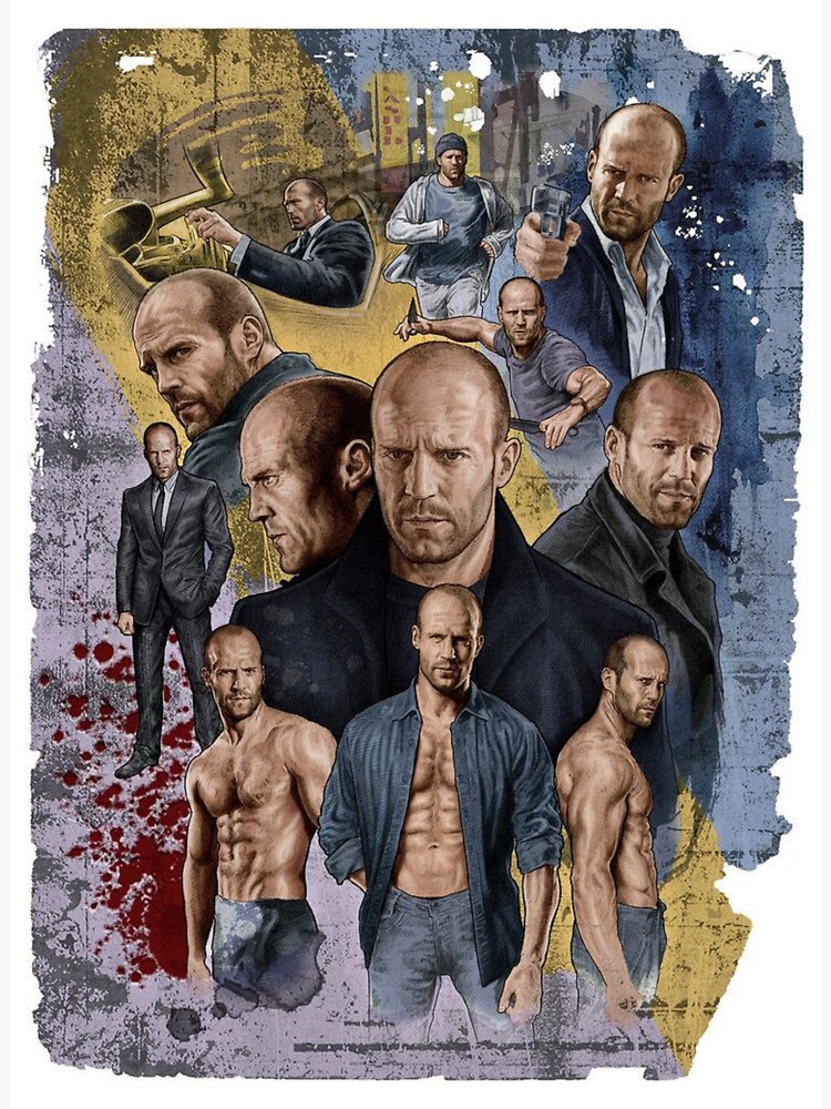 "jason statham" Sticker for Sale by kohasan | Redbubble