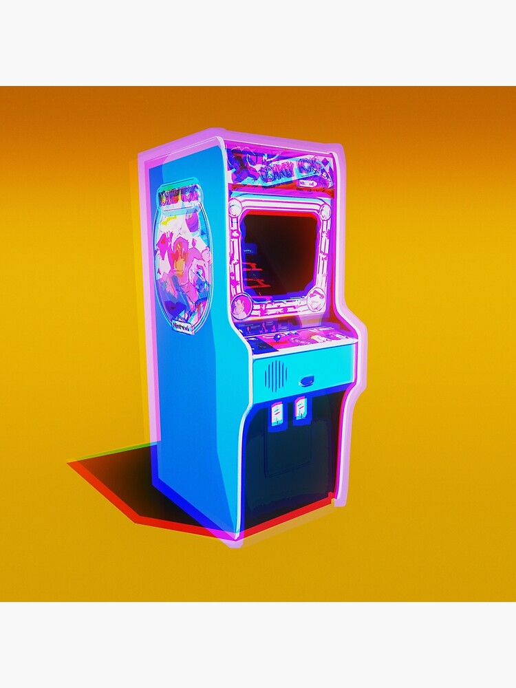"DONKEY-KONG - 1981 ARCADE MACHINE" Art Print by synchroelectric ...