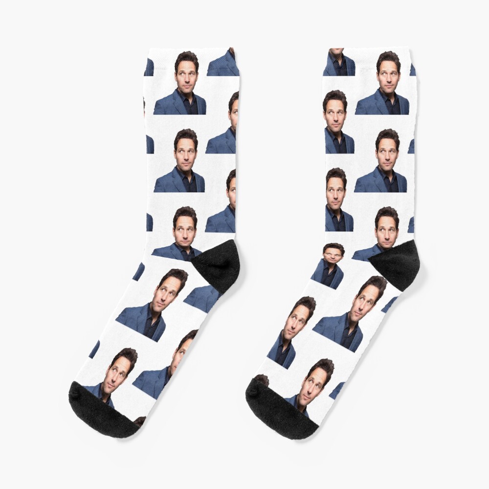 "Paul Rudd 2" Socks for Sale by NessaElanesse | Redbubble