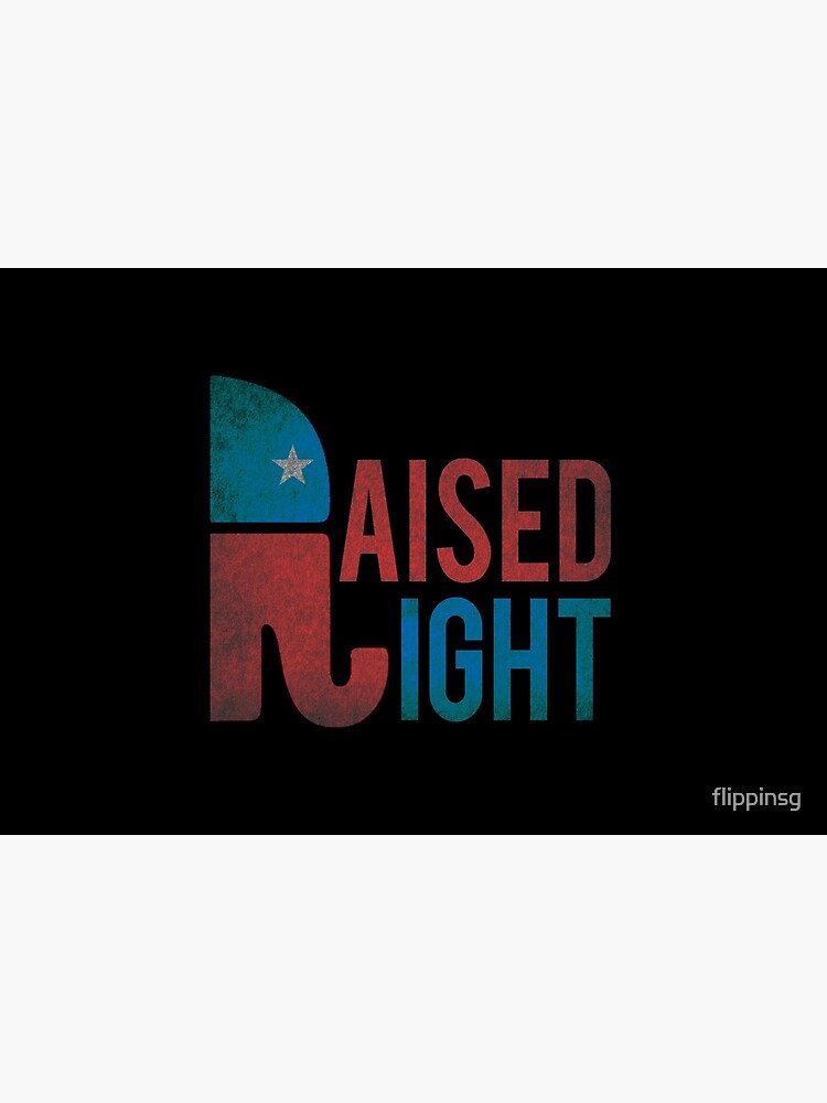 "Raised Right Vintage Republican" Mask for Sale by flippinsg | Redbubble