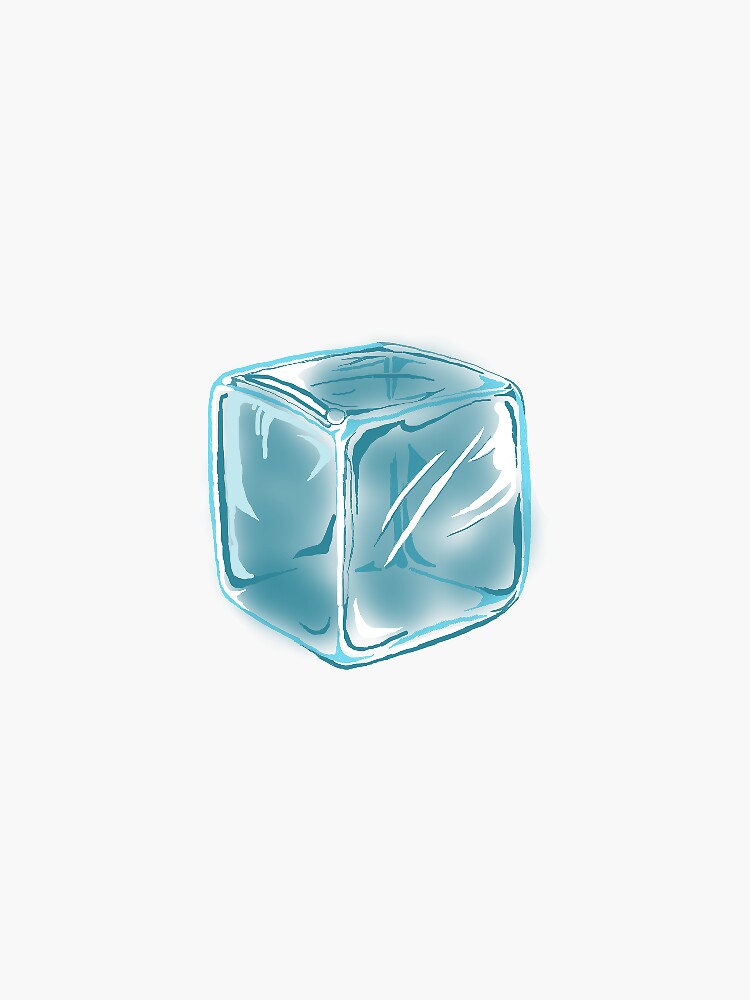 "Ice Cube" Sticker for Sale by IceAce | Redbubble
