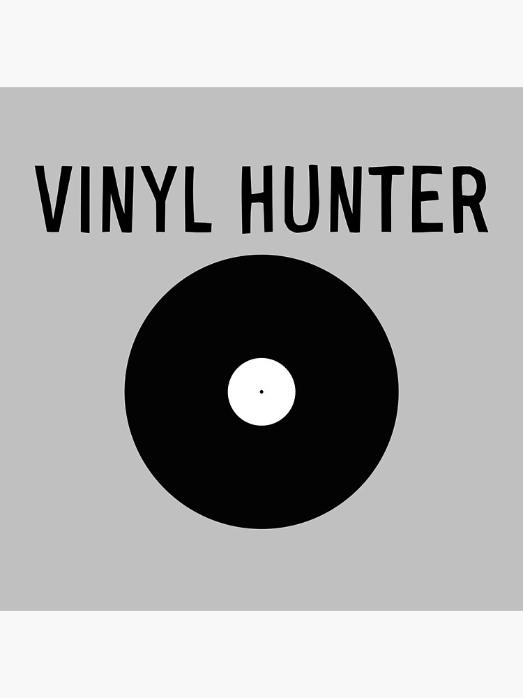 "Vinyl Hunter, black" Poster by perezzzoso | Redbubble