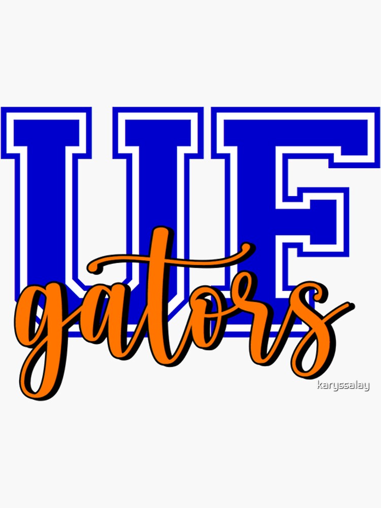 "UF Gators" Sticker for Sale by karyssalay | Redbubble