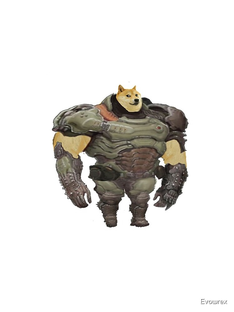 "doge doom guy" iPhone Case for Sale by Evowrex | Redbubble