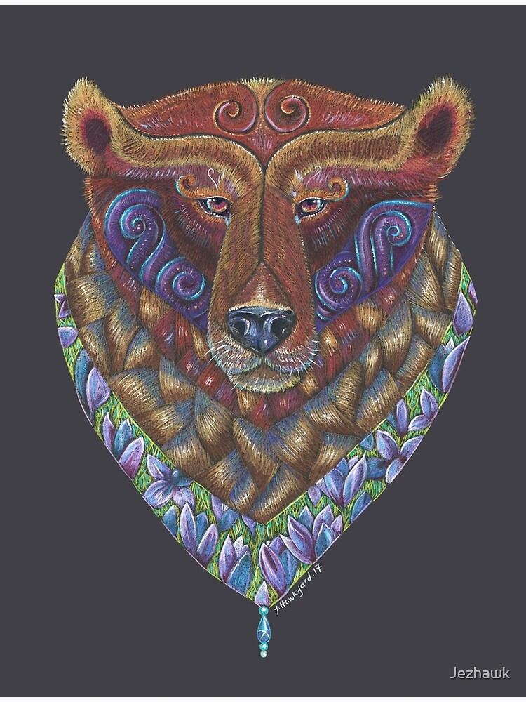 "Bear Totem" Art Print by Jezhawk | Redbubble