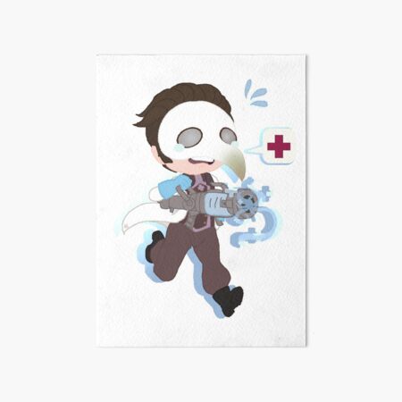 Lámina rígida «TF2 Merch: Pequeño Doctor | TF2 Medic» de InvaderIka ...