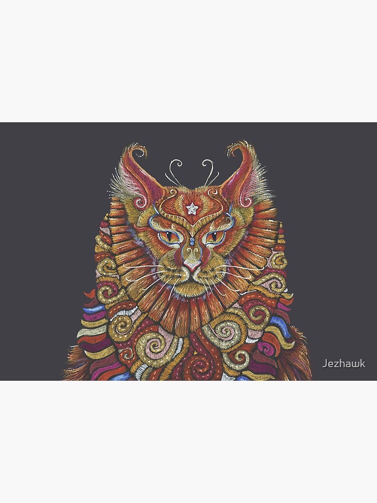 "Maine Coon Cat Totem" Mask for Sale by Jezhawk | Redbubble