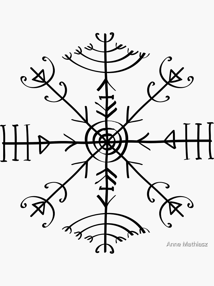 "Veldismagn, Icelandic Magical Binding Rune, Protection, Lucky Charm ...