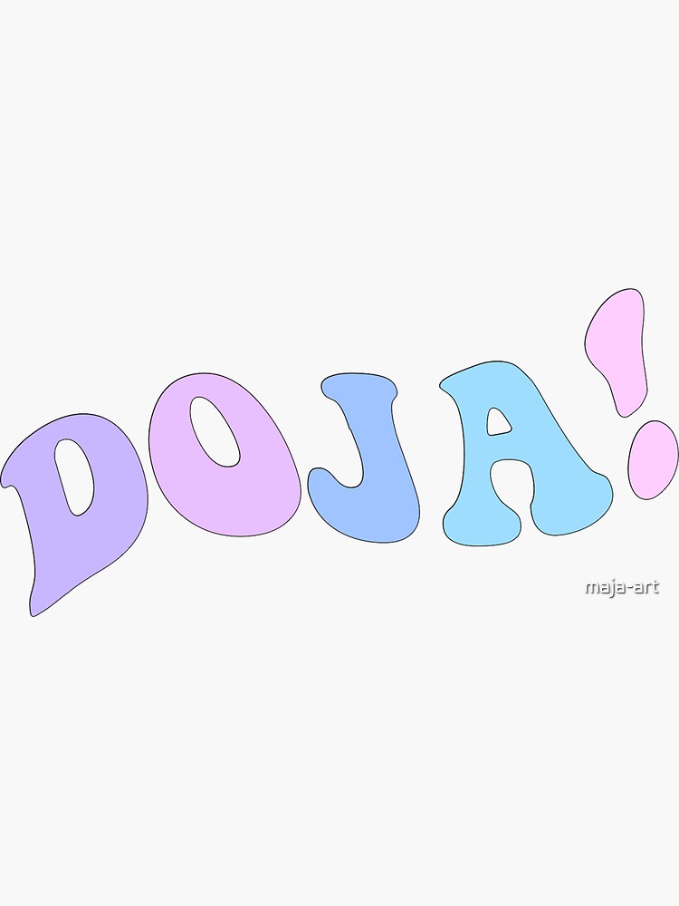 "doja cat" Sticker for Sale by maja-art | Redbubble