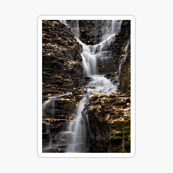 "Winding Waterfall Landscape" Sticker for Sale by rollosphotos | Redbubble