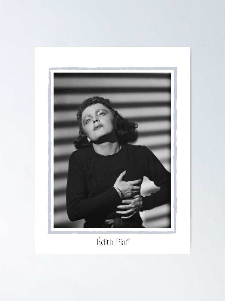"Édith Piaf Poster" Poster for Sale by Sarah Lay | Redbubble