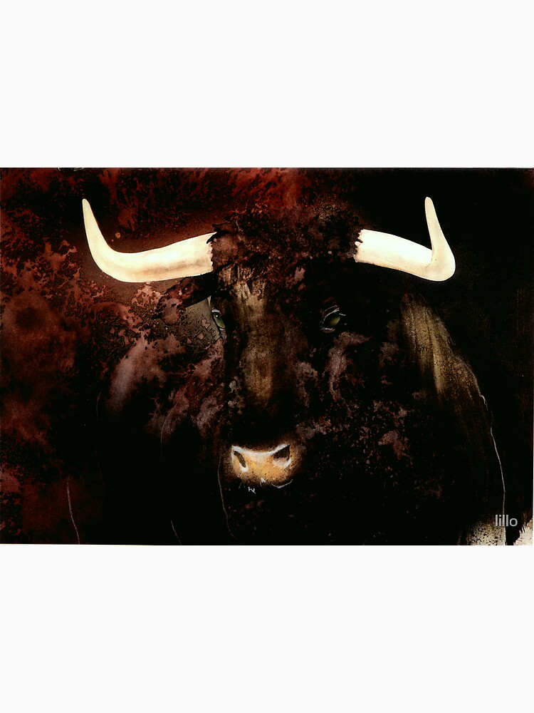 "Bull head" Poster for Sale by lillo | Redbubble