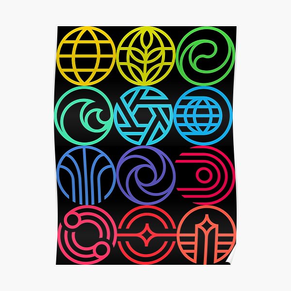 "New Epcot Logos Version 2" Poster for Sale by FinnFromNY | Redbubble
