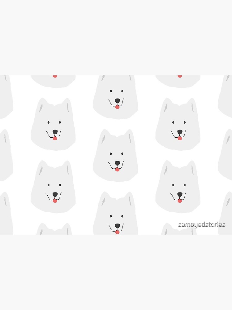 "Samoyed with Tounge Out *MLEM*" Mask for Sale by samoyedstories ...