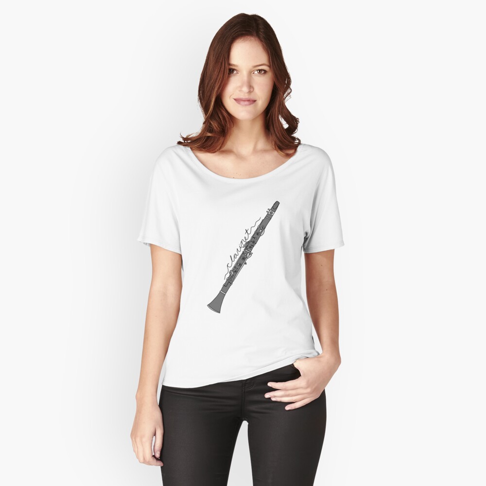 "Clarinet With Cursive Script" Sticker for Sale by bassoongirl123 ...