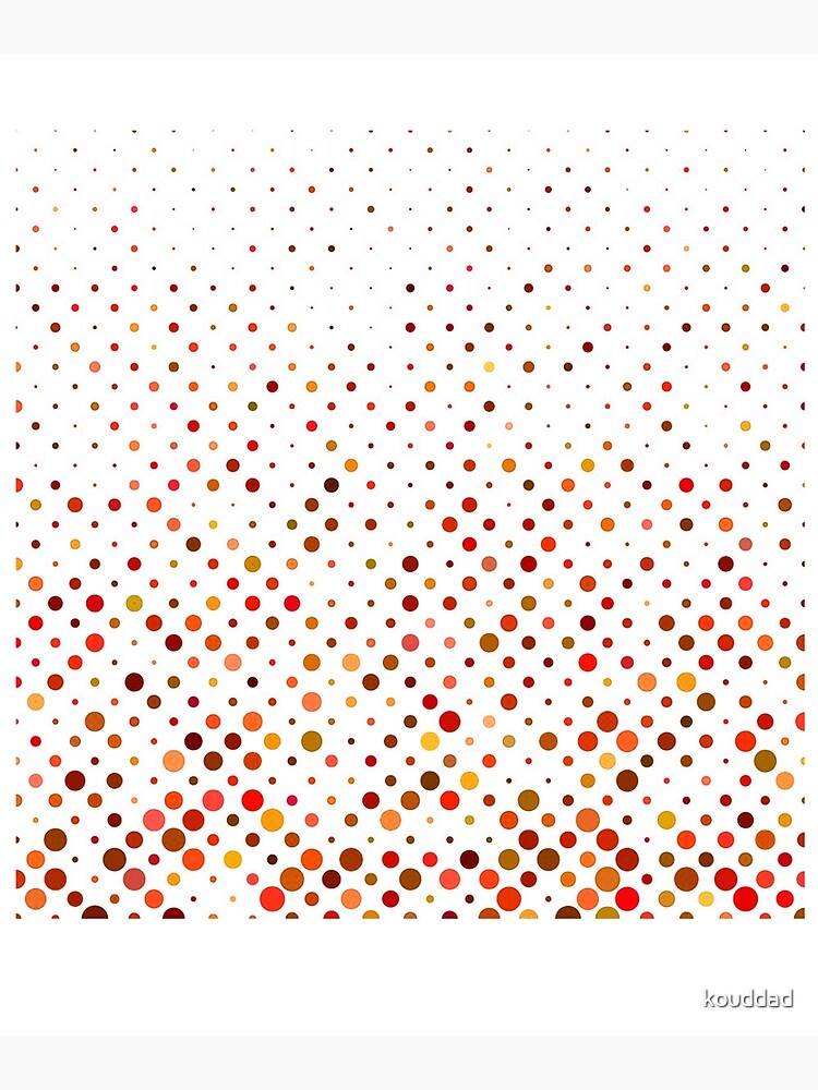 "Rote Punkte" Metallbild von kouddad | Redbubble