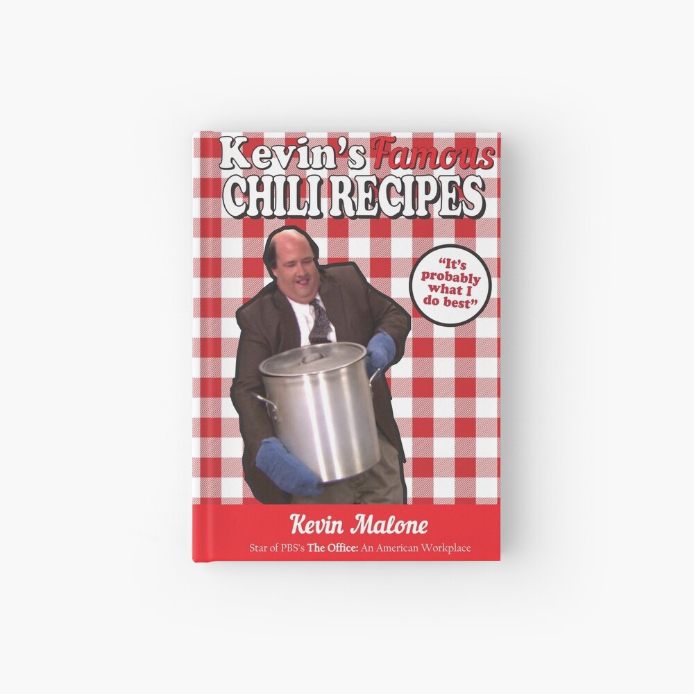 "The Office: Kevin's Famous Chili Recipes " Hardcover Journal for Sale ...