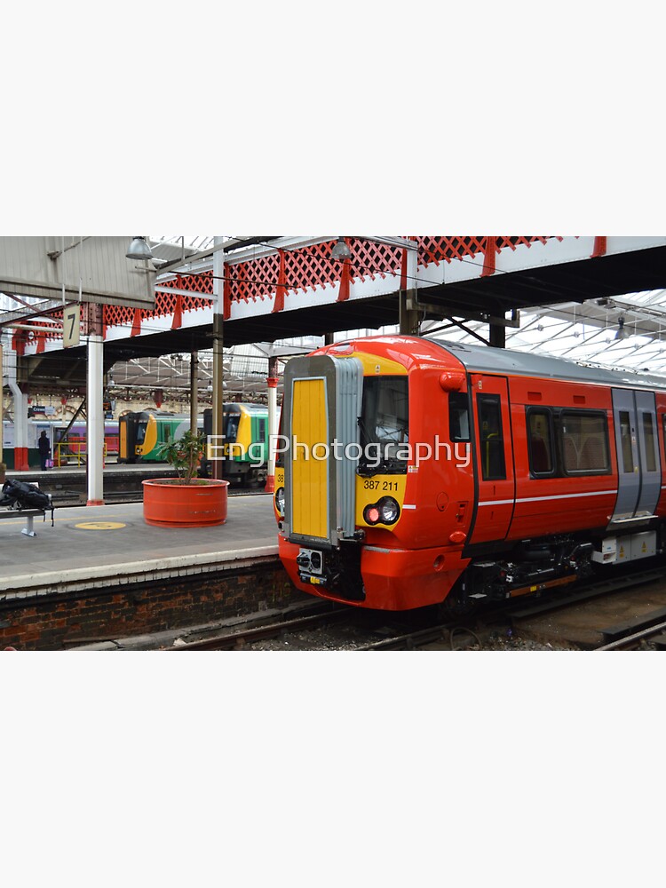 "Gatwick Express Class 387 at Crewe" Sticker for Sale by EngPhotography ...