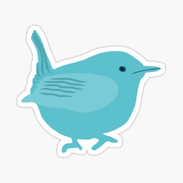 "Bluebird" Sticker by biffybobcat | Redbubble