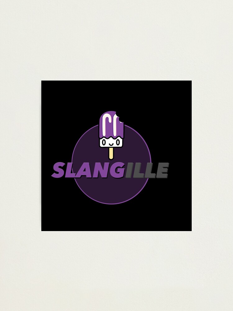 "Slangille Name Logo" Photographic Print by Slangille | Redbubble