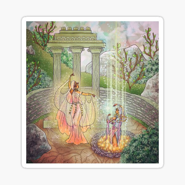 "Oracle of Delphi" Sticker by ABHolliART | Redbubble