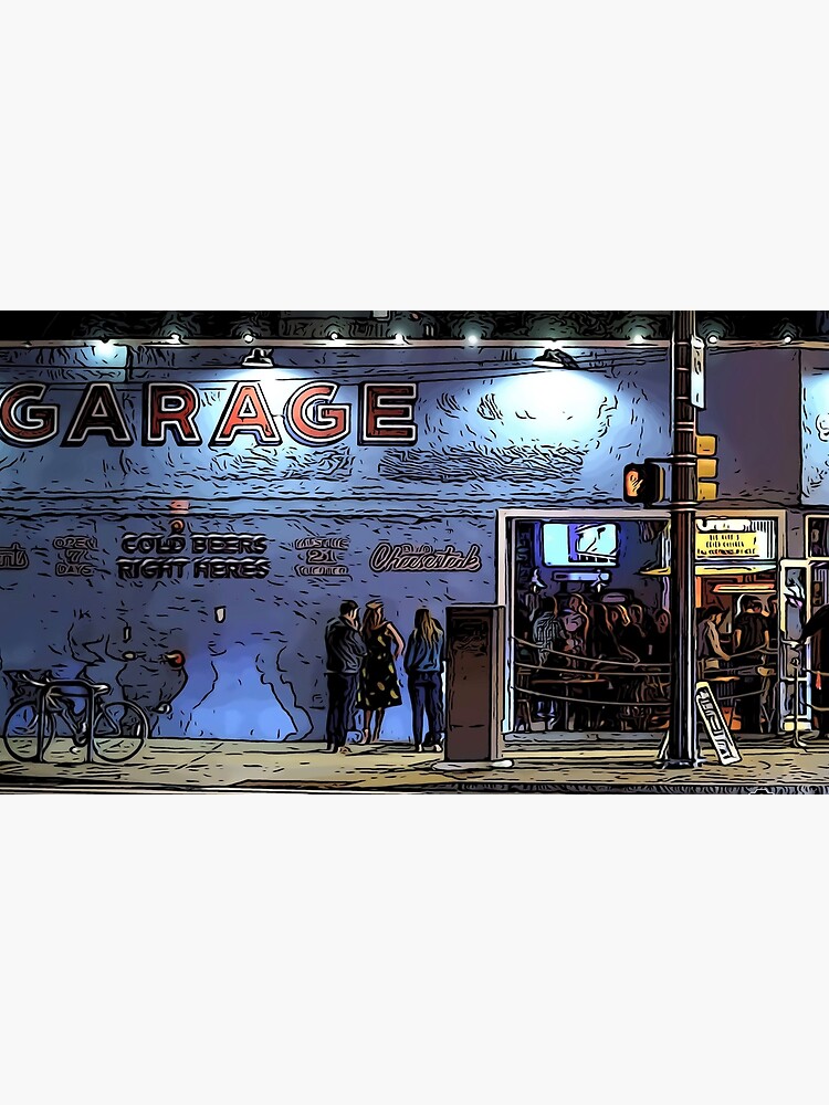 "Garage Bar Fishtown, Philadelphia - Cold Beers Right Heres" Art Print ...