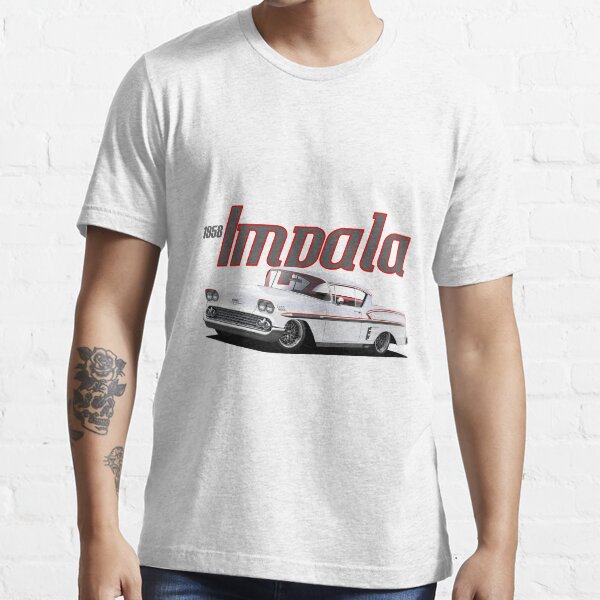 "Classic Impala" T-shirt for Sale by Yourauto | Redbubble | 1958 t ...