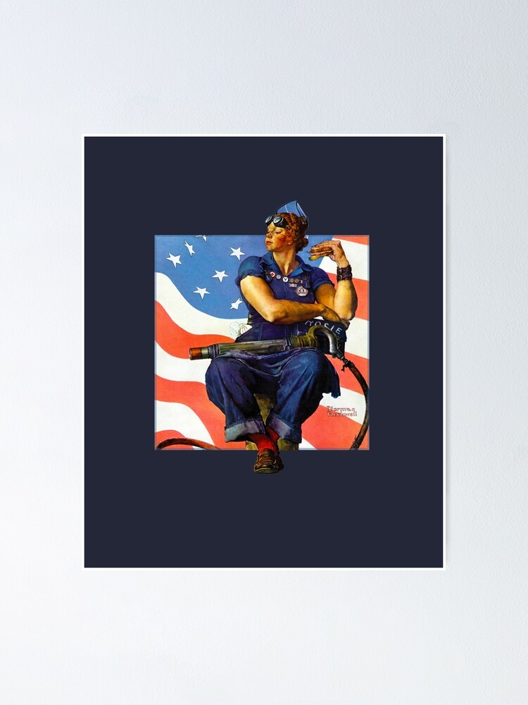 "Rosie the Riveter WW2 Poster Retro" Poster by joseluizleite | Redbubble
