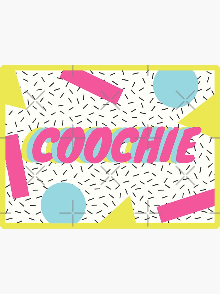 "Coochie" Sticker for Sale by FarOutStickers | Redbubble