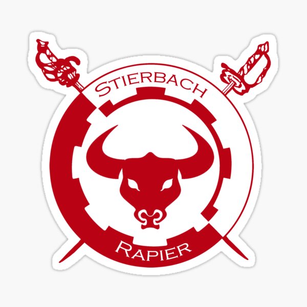 "Stierbach Rapier" Sticker for Sale by FactoryRAT | Redbubble
