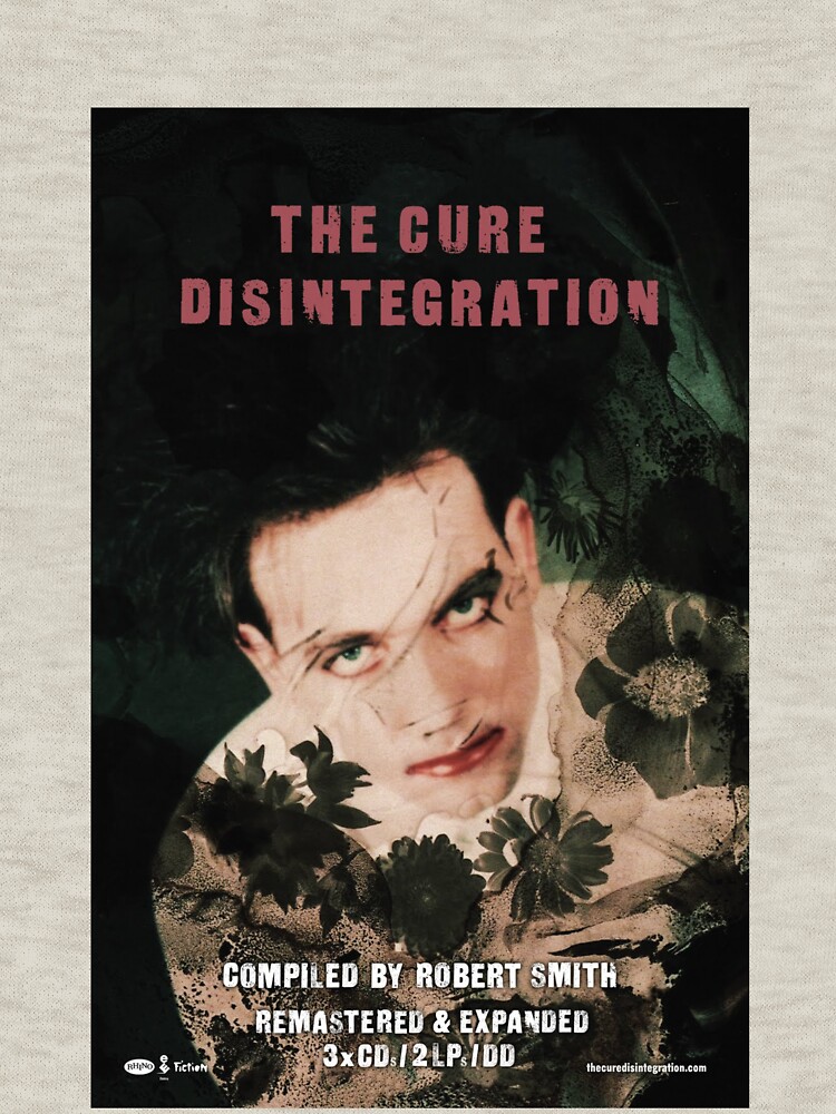 "The Cure Poster, Pillow, etc.- Robert Smith Disintegration" Pullover ...