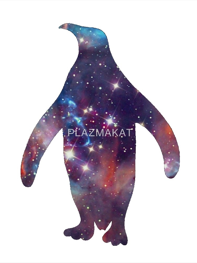 "galaxy penguin" Art Print by PLAZMAKAT | Redbubble