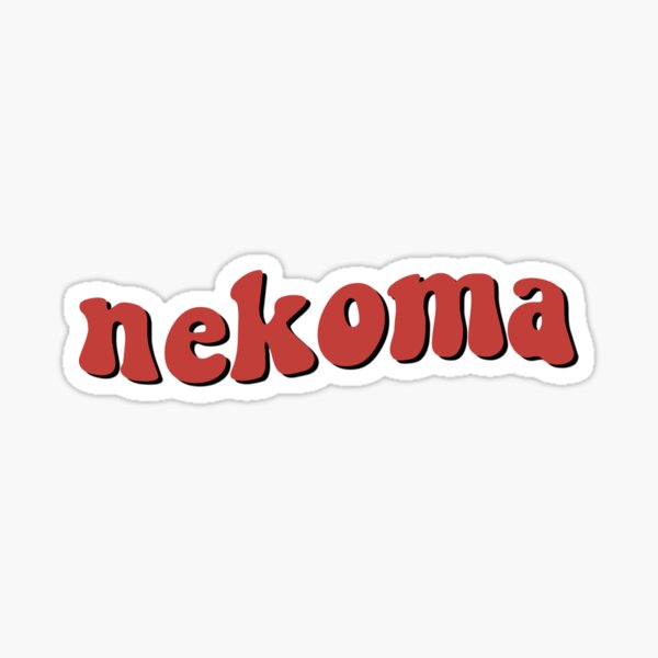 "aesthetic nekoma haikyuu logo sticker" Sticker by chubbyspice | Redbubble