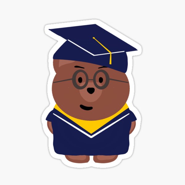 "Graduation Bear" Sticker by kyjjasmine | Redbubble