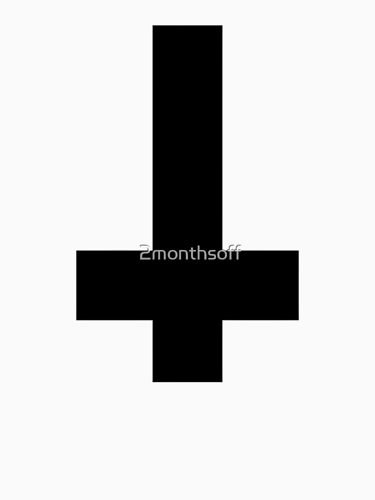 "Cool Inverted cross. Atheist" T-shirt for Sale by 2monthsoff ...