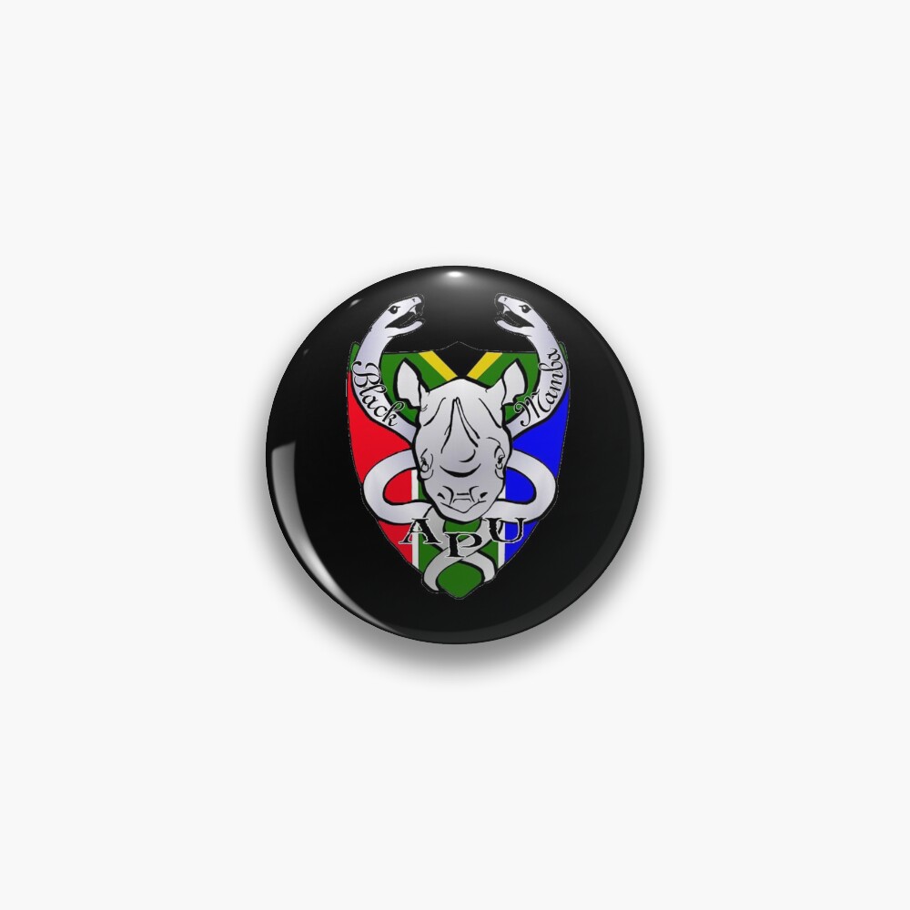 "Black Mamba Anti Poaching Unit Logo" Pin for Sale by pennies4eles ...