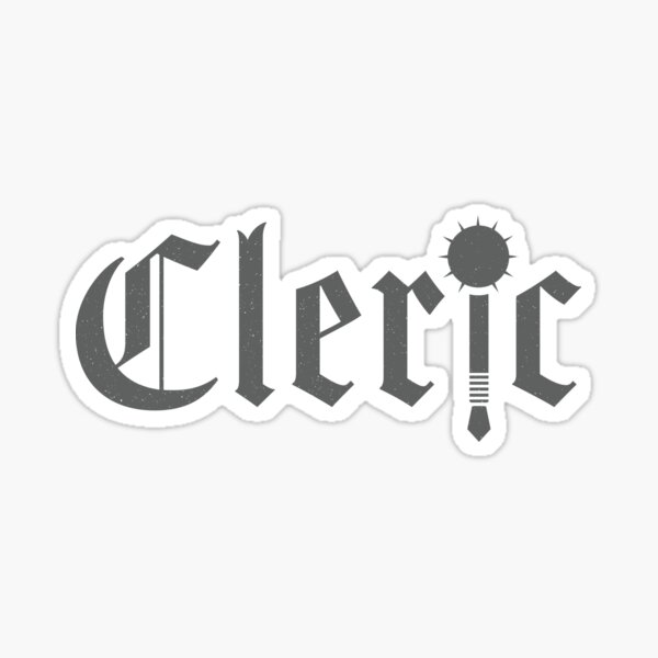 "Dungeons and Dragons Cleric Mace" Sticker for Sale by BivinsBrothers ...