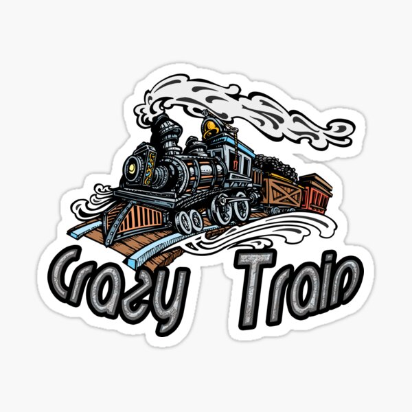 Crazy Train Stickers | Redbubble