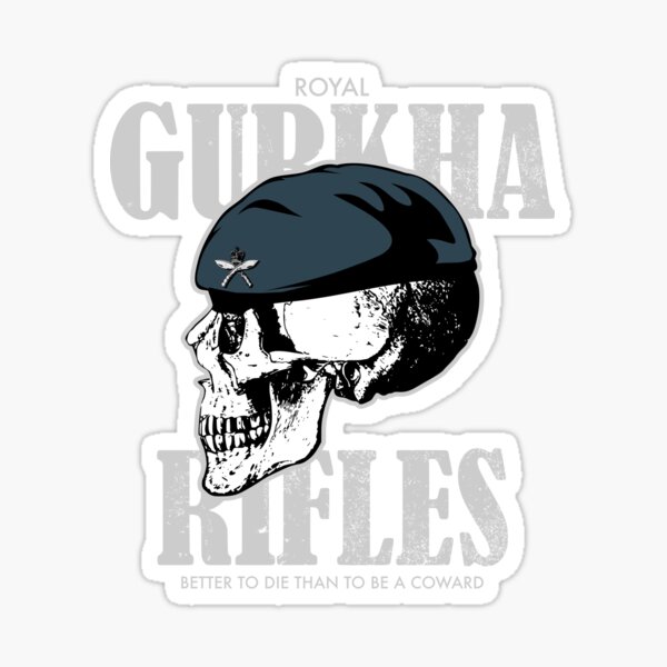 "Royal Gurkha Rifles (distressed)" Sticker for Sale by StrongVlad ...